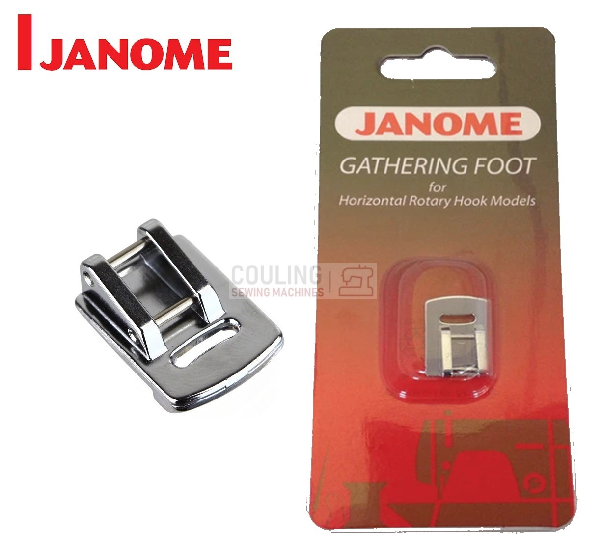 JANOME GATHERING FOOT - 200315007 - CATEGORY B & C - Couling Sewing ...