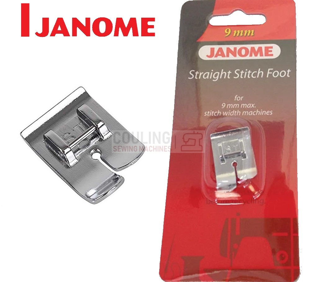 JANOME STRAIGHT STITCH FOOT ST - 202083009 9mm CATEGORY D - Couling ...