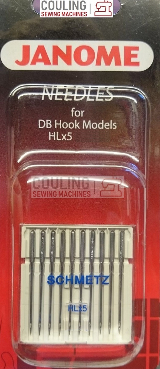 Janome Needles High Speed HD9 1600p HLx5 Fine point 65/9 - Couling ...