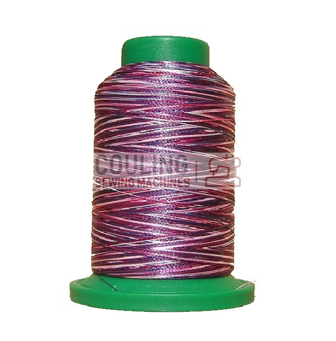 Isacord Polyester Embroidery Machine Thread 1000m - Multi Colour Purple ...