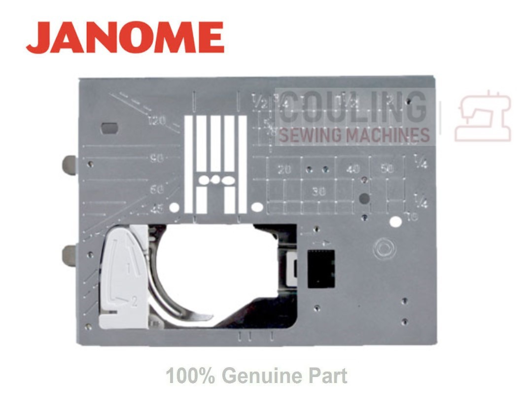 JANOME STRAIGHT STITCH NEEDLE PLATE MC9450QCP & Atelier 6 Only ...