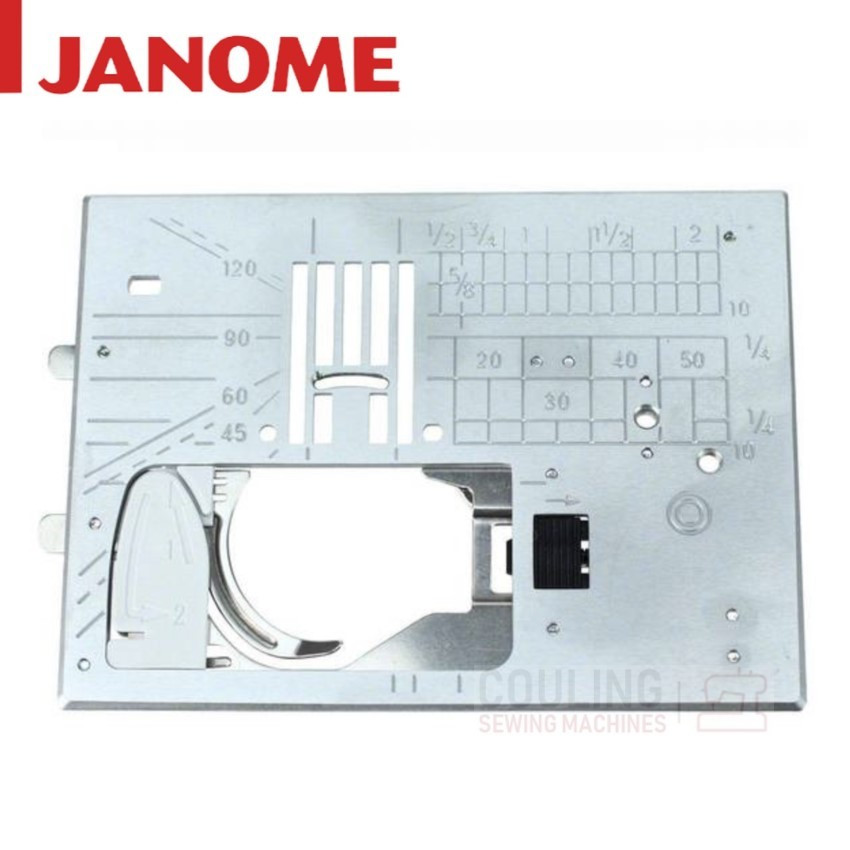Janome Standard Metal Needle Plate MC9900 MC8900QCPSE MC9450QCP Atelier ...