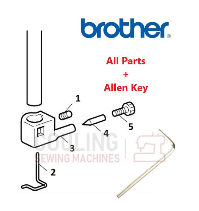 Spares & Accessories - BROTHER - Needle Clamp Parts - Couling Sewing ...