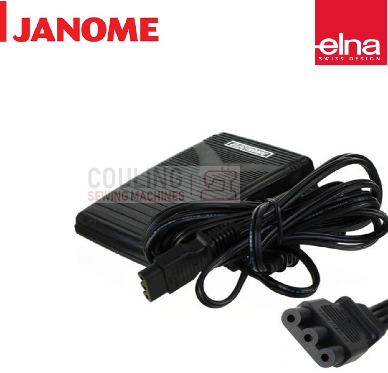 Janome Foot Control Standard Basic E Type 3 Pin JL110, 2032, 219S, J3 ...