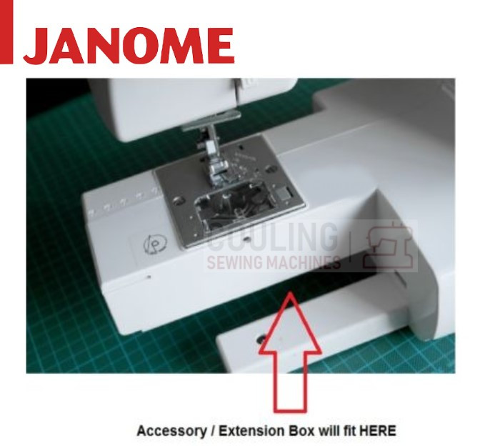 Janome Accessory Extension Box (Small white front box) Janome Machines ...