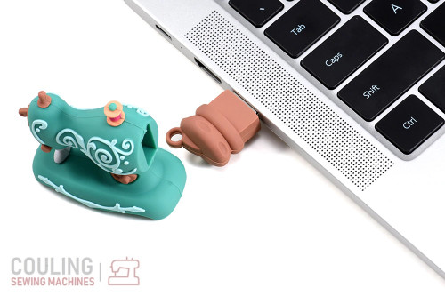 USB 2.0 Memory Stick Flash Drive 4GB For Sewing Embroidery Machines ...