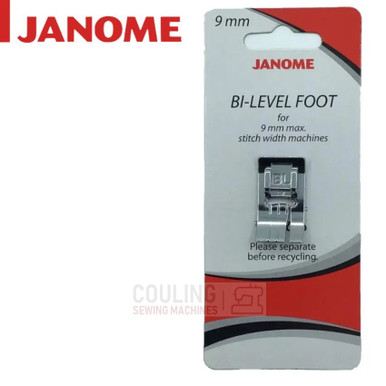 JANOME BI-LEVEL STANDARD RIGHT FOOT BL - 202461005 9mm CATEGORY D ...