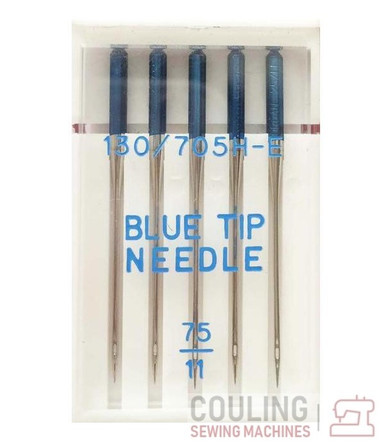 Blue Tip Needles 75/11 used on Janome Embroidery Machines - Couling ...