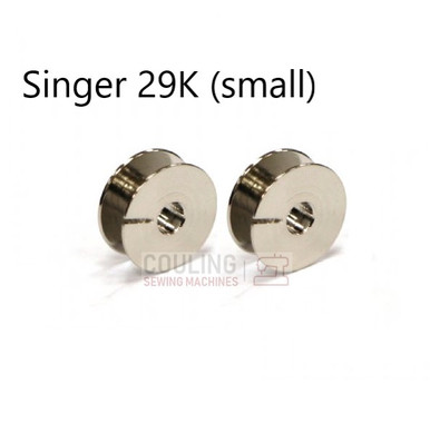 Singer 29K Patcher Bobbins - Small 16mm - Pack of 2 - Couling Sewing ...