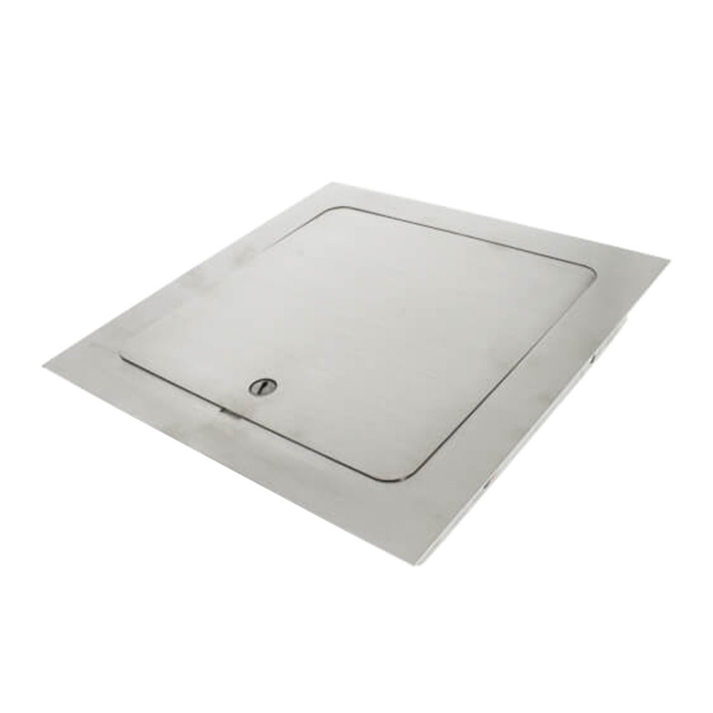 18"x18" Universal Flush Premium - Flange - Stainless Steel