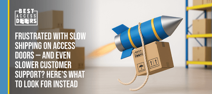 Frustrated With Slow Shipping on Access Doors — and Even Slower ...