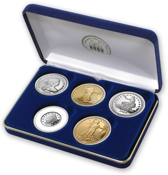 First-Year-of-Issue Double Eagle Tribute Proof Set - National Collector ...