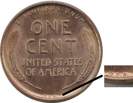 1909 VDB Penny VF+ very fine - National Collector's Mint