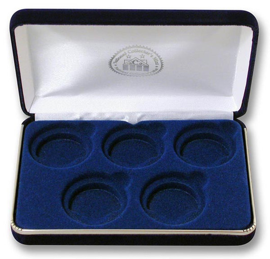 5-Coin Velour Display Case - National Collector's Mint