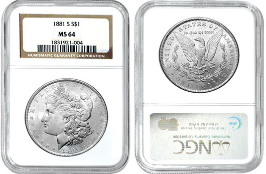 MS64 Morgan Silver Dollars - National Collector's Mint