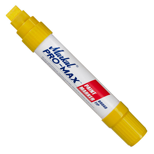 Broad tip Paint Marker Yellow Pro-max by Markel