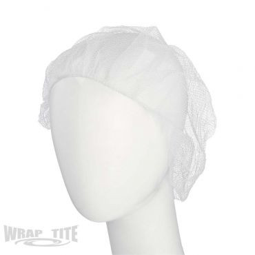 HN18W 18 " White Nylon Hairnet