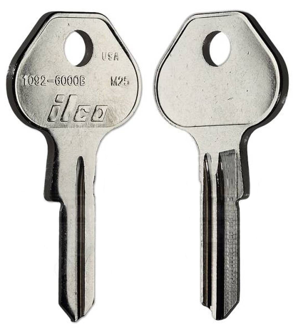 Master Padlock Keys and Key Blanks | Ilco M25 1092-6000B