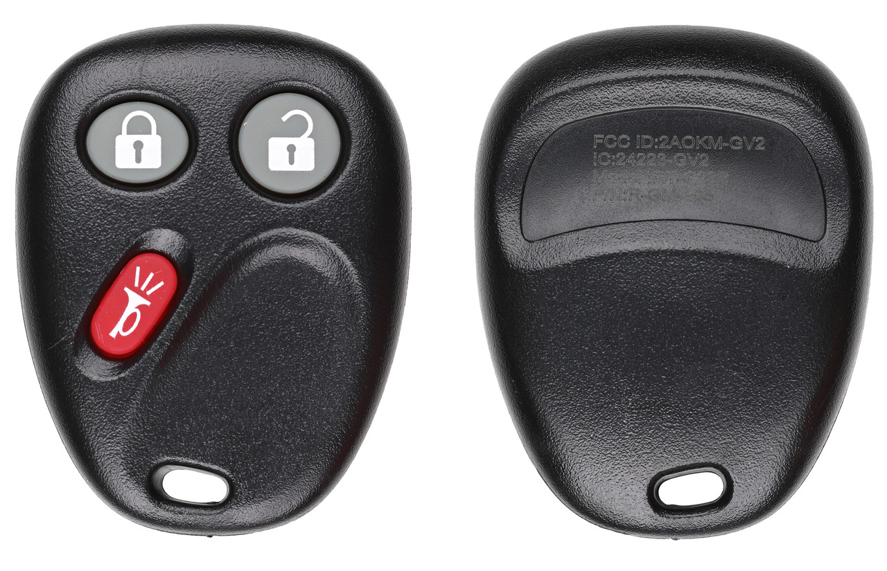 Replacement Chevy and GMC Car Remote - RKE-GM-3B9