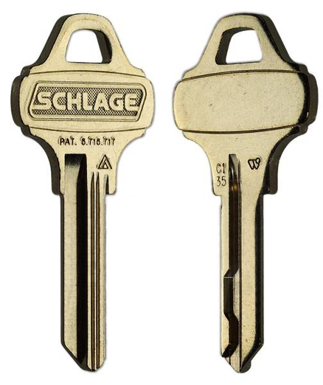 Schlage C135 Keys and Key Blanks | Schlage 35-009-C135