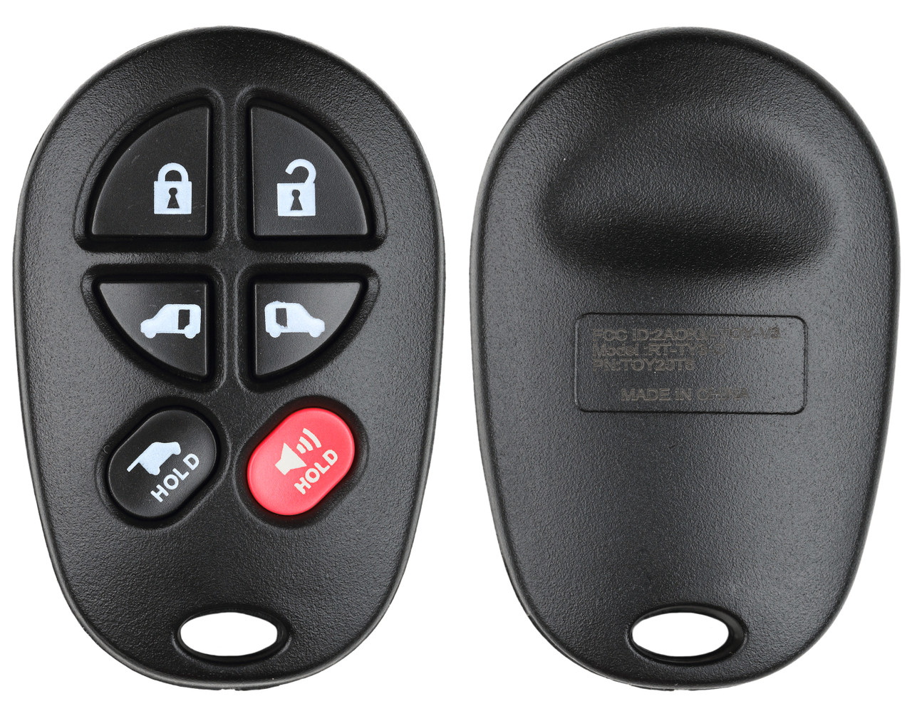 Replacement Toyota 6 Button Car Remote | ILCO RKE-TOY-6B1