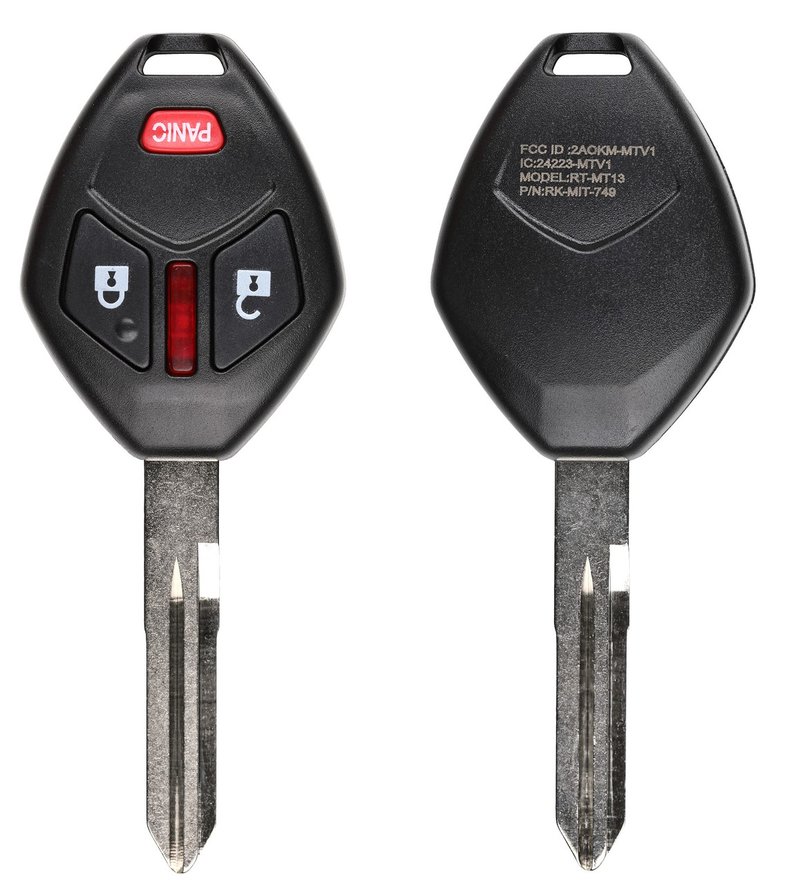 Replacement Mitsubishi 3 Button Car Key | ILCO RHK-MITS-3B2