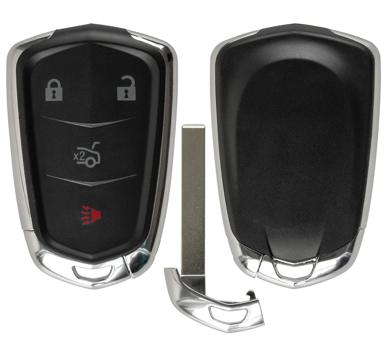 Replacement Cadillac 4 Button Car Key | ILCO PRX-CAD-4B1