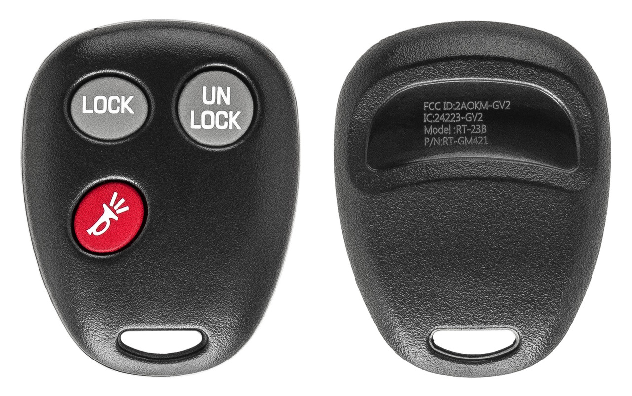 Replacement Saturn 3 Button Car Remote | ILCO RKE-GM-3B10