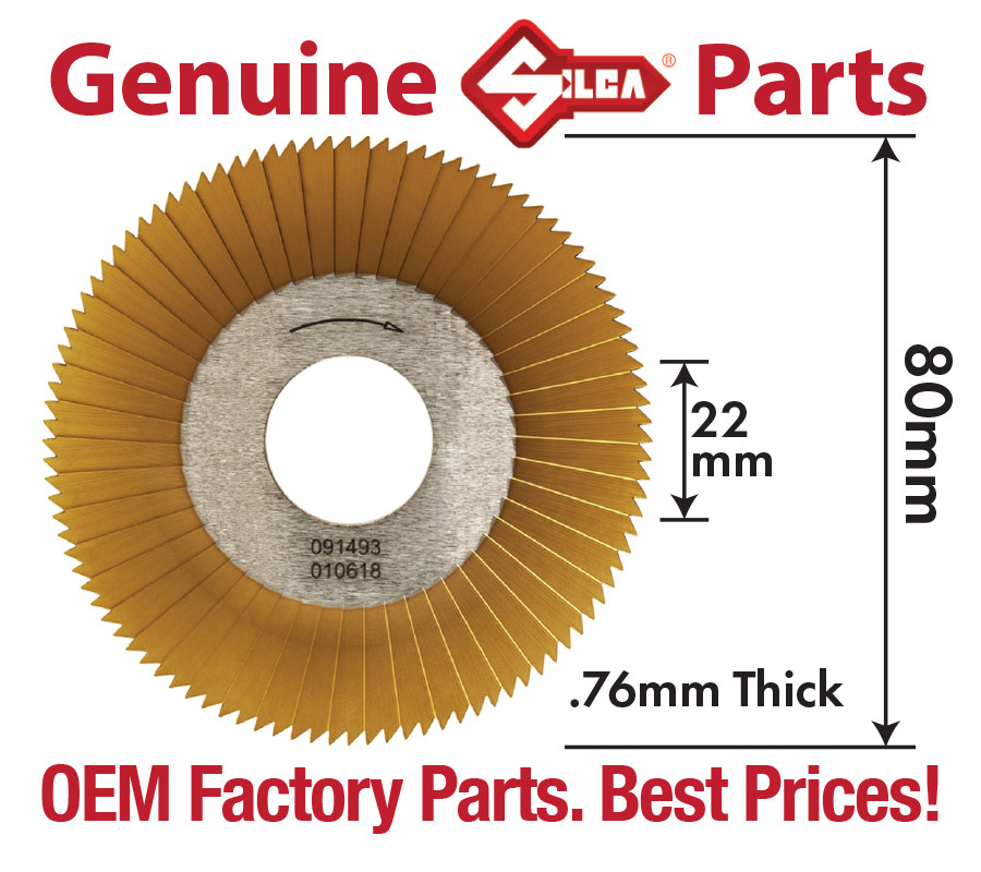 Silca Key Machine Slotter Cutting Wheel | Silca D749068ZB