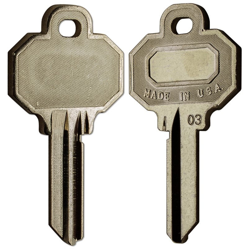 Baldwin Keys and Key Blanks | Ilco BW2 1510