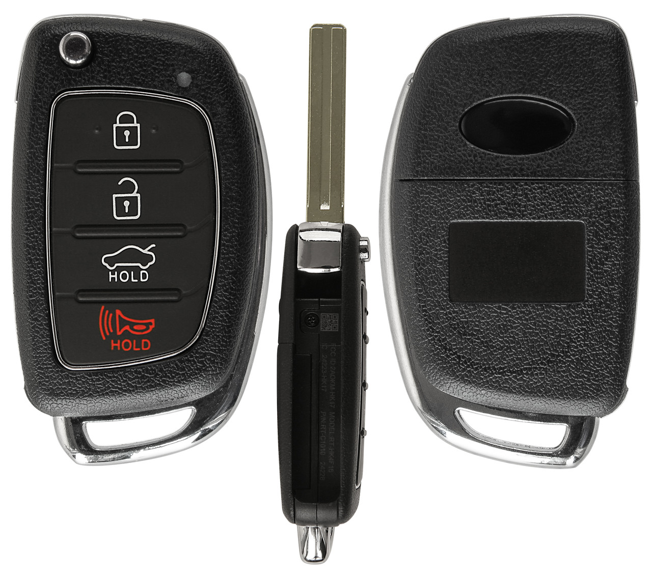 Hyundai 4 Button Car Key | Ilco FLIP-HYUN-4B5