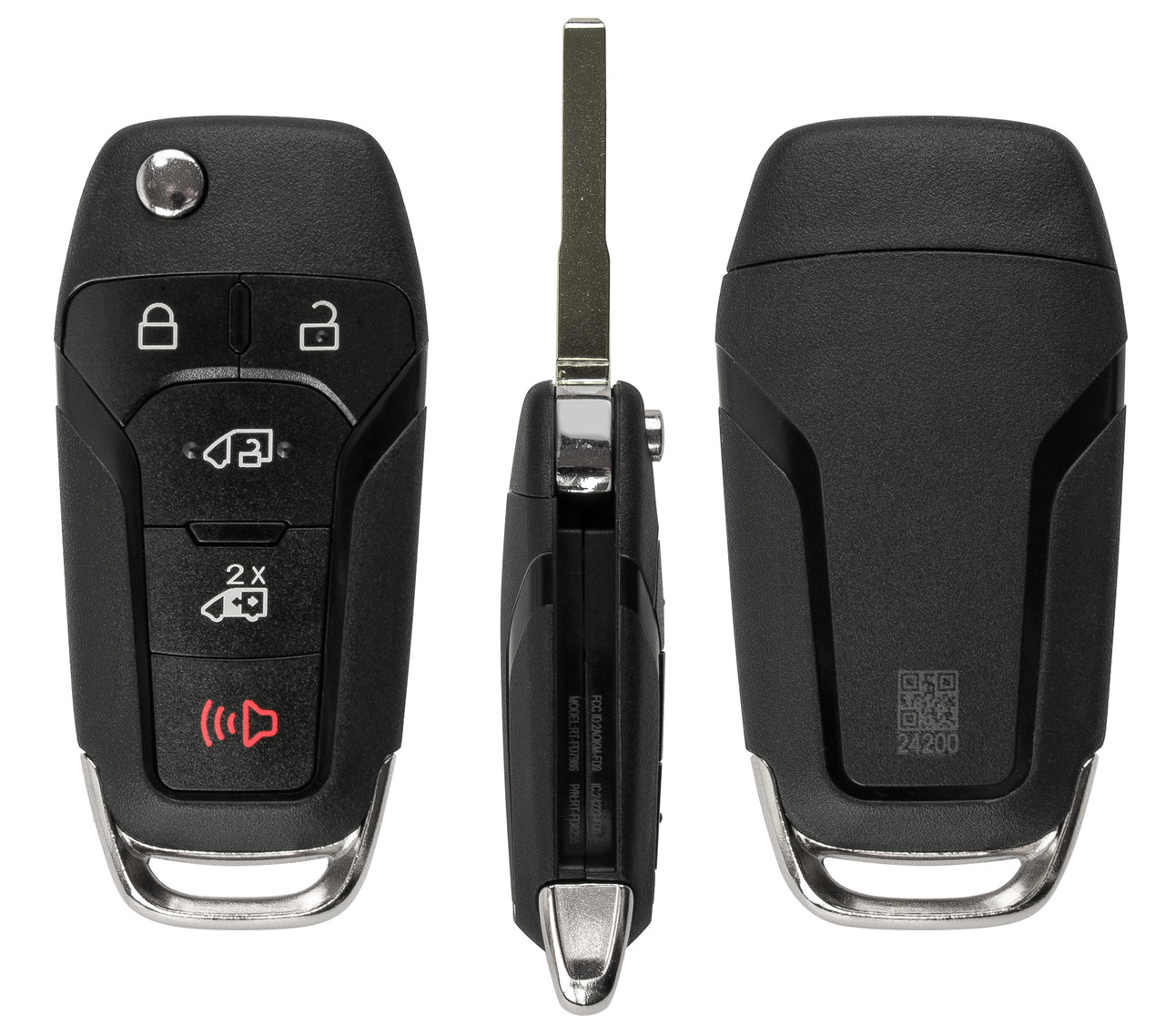 Replacement Ford 5 Button Car Key | ILCO FLIP-FORD-5B1HS