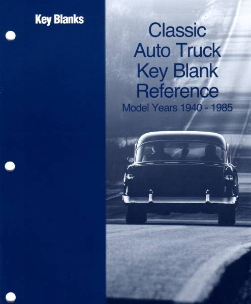 Classic Car Truck Key Blank Reference | Old Car Key Guide