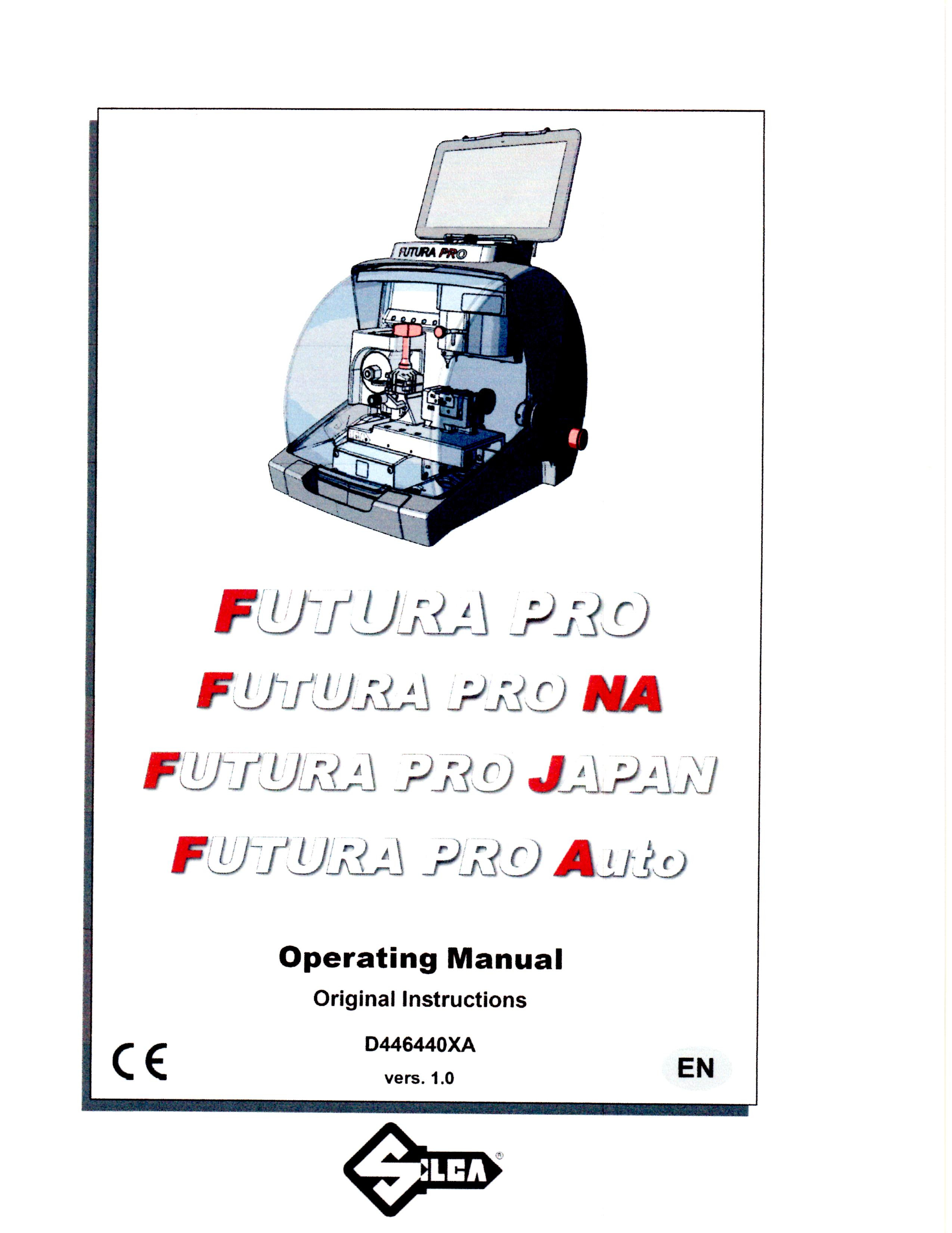 Silca Futura Pro Key Cutting Machine Parts.