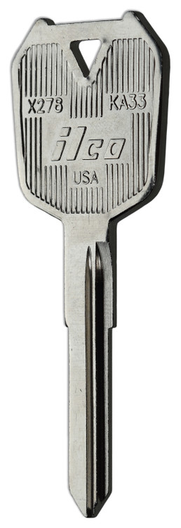 Kawasaki Keys and Key Blanks | Ilco KA33 X278