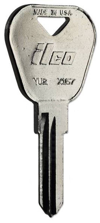 Yugo Keys and Key Blanks | Ilco YU2 X167