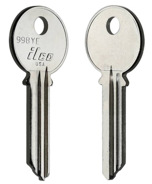 Yale YE Keys and Key Blanks | Ilco 998YE