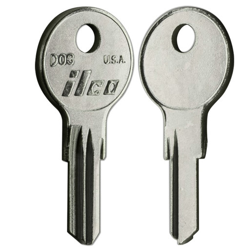 Dominion Lock Keys and Key Blanks | Ilco 1866 DO3