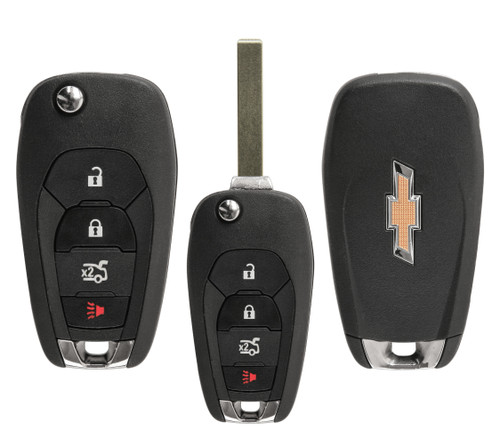 Replacement Chevy 4 Button Car Key | OEMR FLIP-GM-4B1