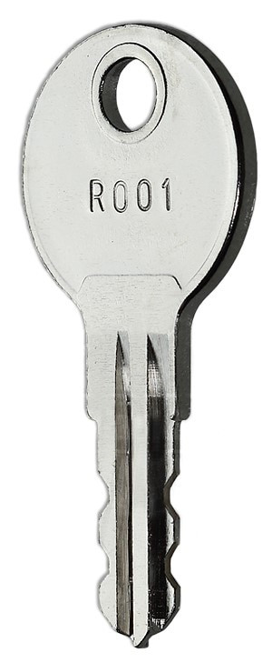 Replacement Southco R001 Keys and Key Blanks | PK-10-01-KR001
