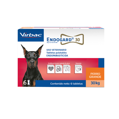 ENDOGARD 30 x 6 tab. - Virbac B2B - Colombia Production