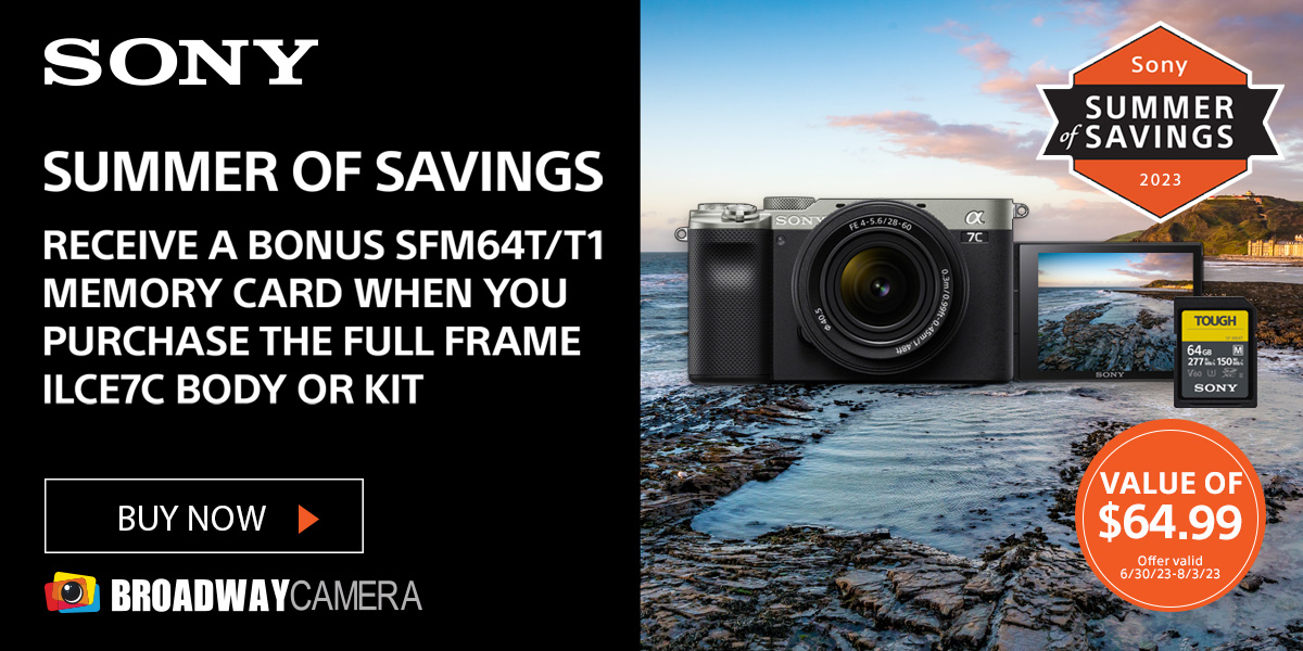 Sony Promotion | Camera Store In Greater Vancouver | Broadway Camera