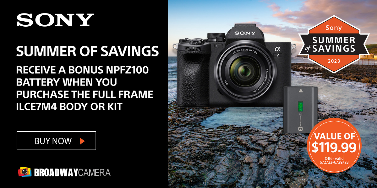 Sony Promotion | Camera Store In Greater Vancouver | Broadway Camera
