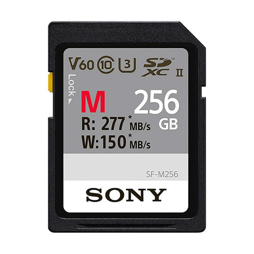 Sony SF-M series SF-M256/T2 256GB V60 UHS-II SD Card