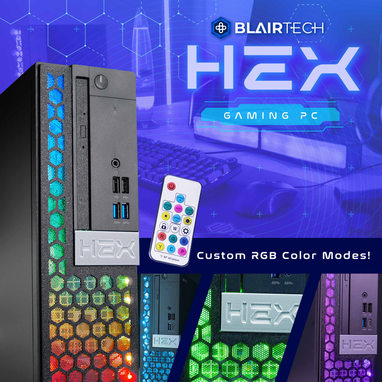 BlairTech HEX Gaming Computer - Intel i5-8500 Hexa-Core Processor ...
