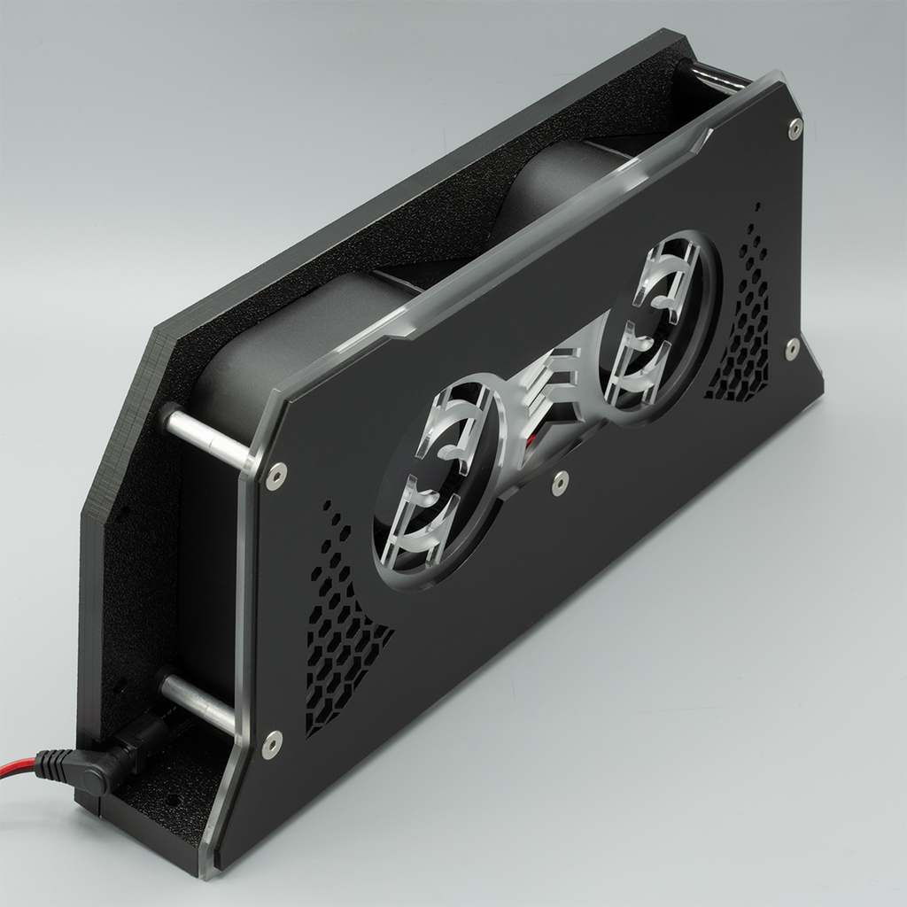 Sparked Innovations Fannie 12V Car Audio Amplifier Cooling Fan - Sky ...