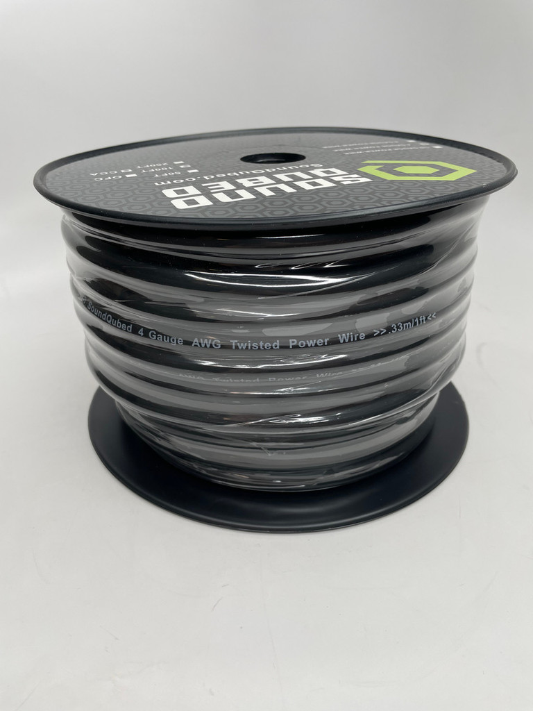 SoundQubed 4 Gauge Power and Ground Wire 100ft spool