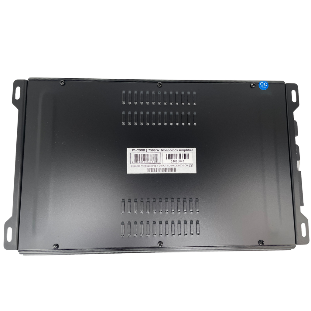 7500 Watt Amplifier: SoundQubed F1-7500 Mono Block