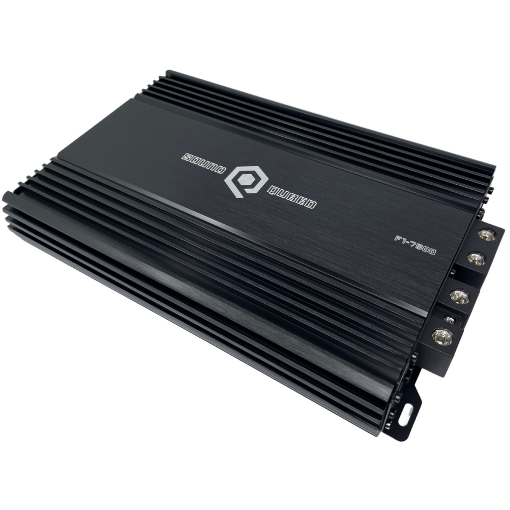 7500 Watt Amplifier: SoundQubed F1-7500 Mono Block