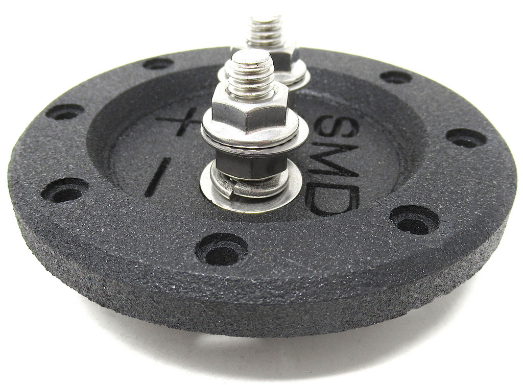 SMD 1 Channel Heavy Duty Speaker Terminal (Stainless) (3/4" PVC Black ...
